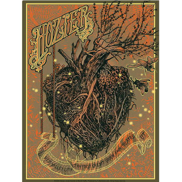 Hozier - Utah August 31 Show Poster