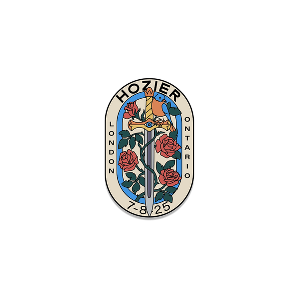 Hozier - London July 8 Show Pin